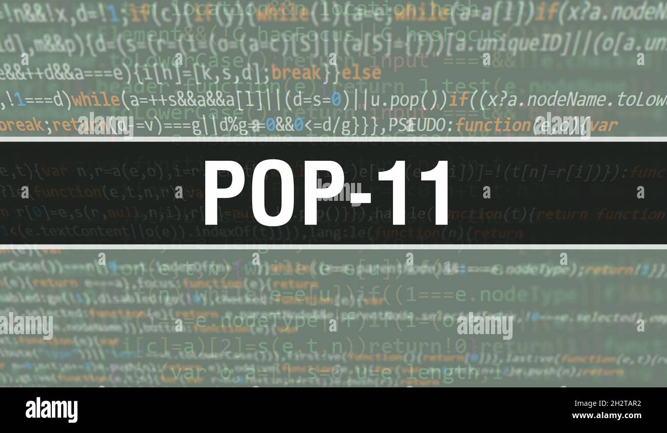 Pop 11 text hi-res stock photography and images - Alamy