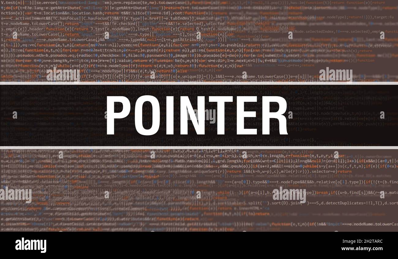 Pointer concept with Random Parts of Program Code. Pointer with ...