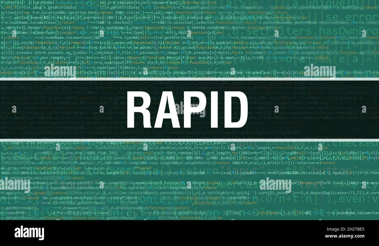 RAPID with Digital java code text. RAPID and Computer software coding ...