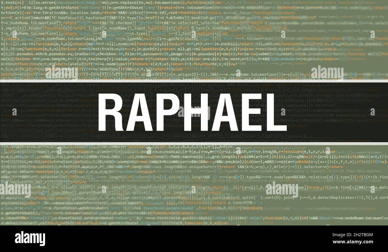 Raphael concept with Random Parts of Program Code. Raphael with ...