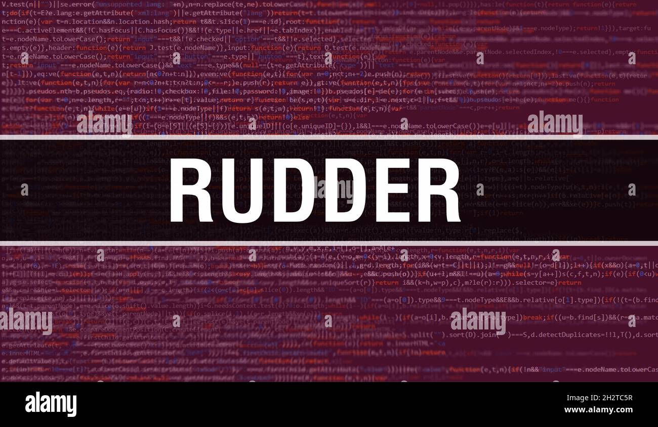 Rudder concept with Random Parts of Program Code. Rudder with ...