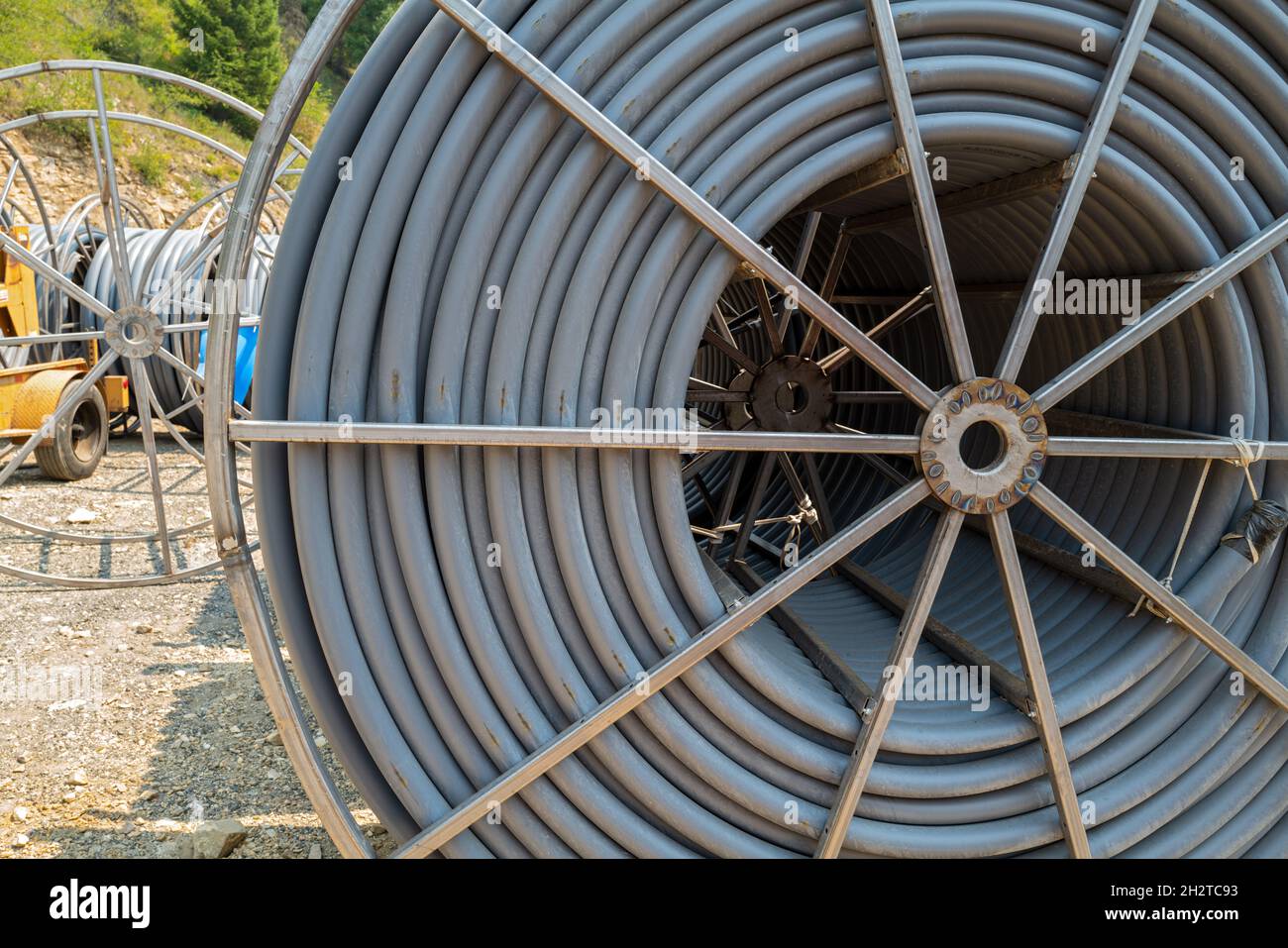 Spool of optical fiber hi-res stock photography and images - Alamy
