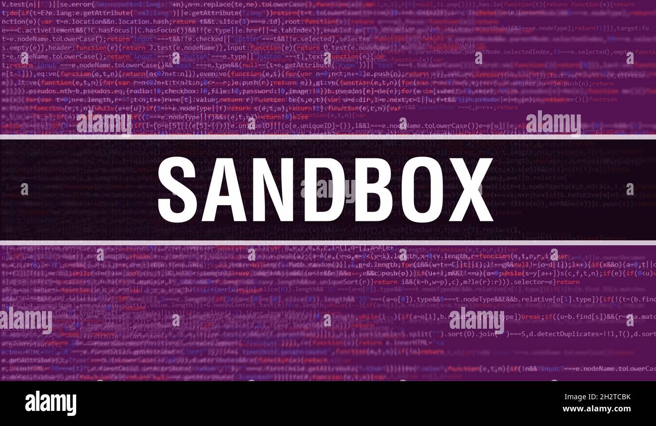 Sandbox concept with Random Parts of Program Code. Sandbox with ...