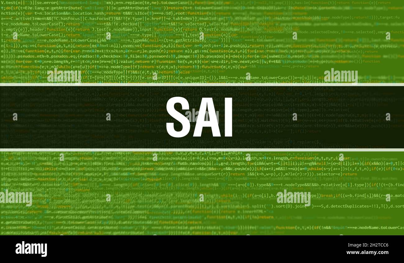 SAI concept with Random Parts of Program Code. SAI with Programming ...