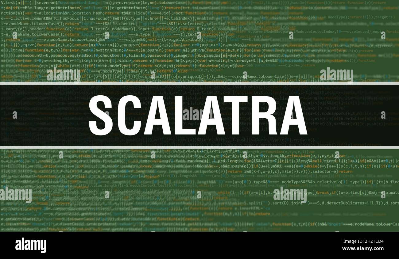 Scalatra Concept With Random Parts Of Program Code Scalatra With