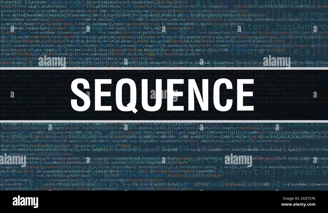 Sequence With Digital Java Code Text Sequence And Computer Software Coding Vector Concept