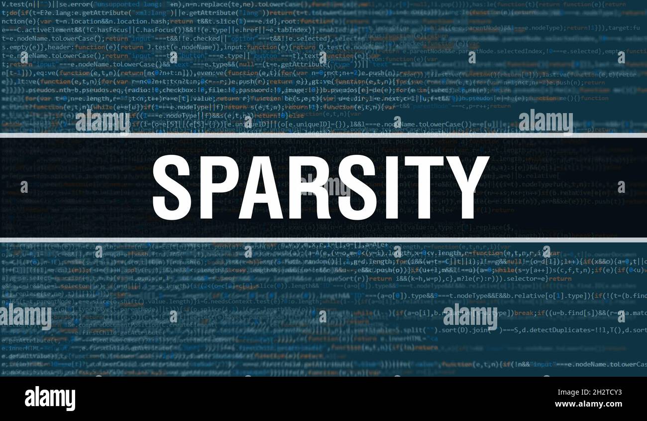 Sparsity concept with Random Parts of Program Code. Sparsity with ...