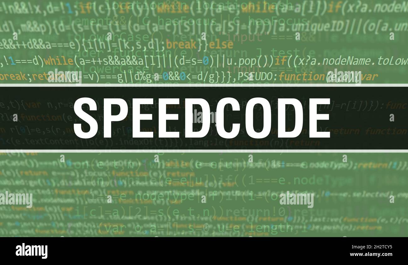Speedcode image hi-res stock photography and images - Alamy