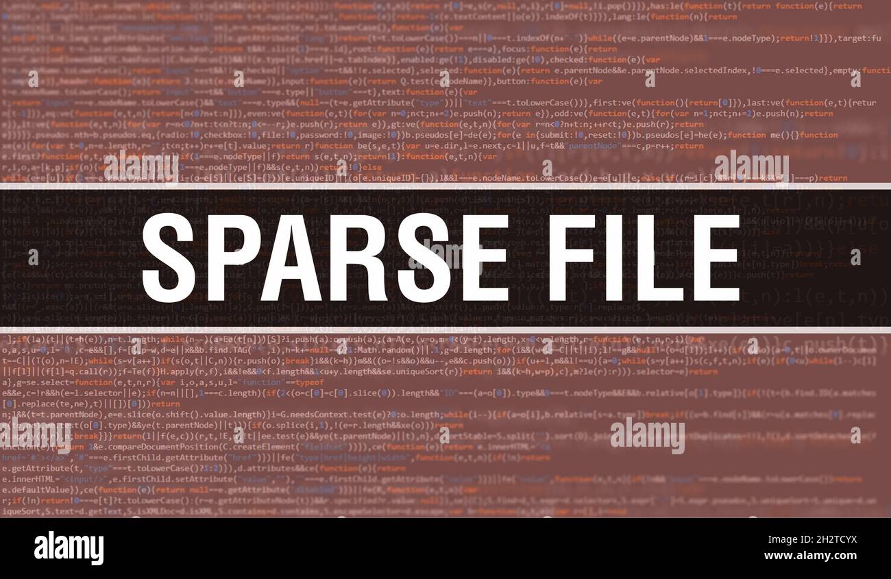 Sparse file text hi-res stock photography and images - Alamy