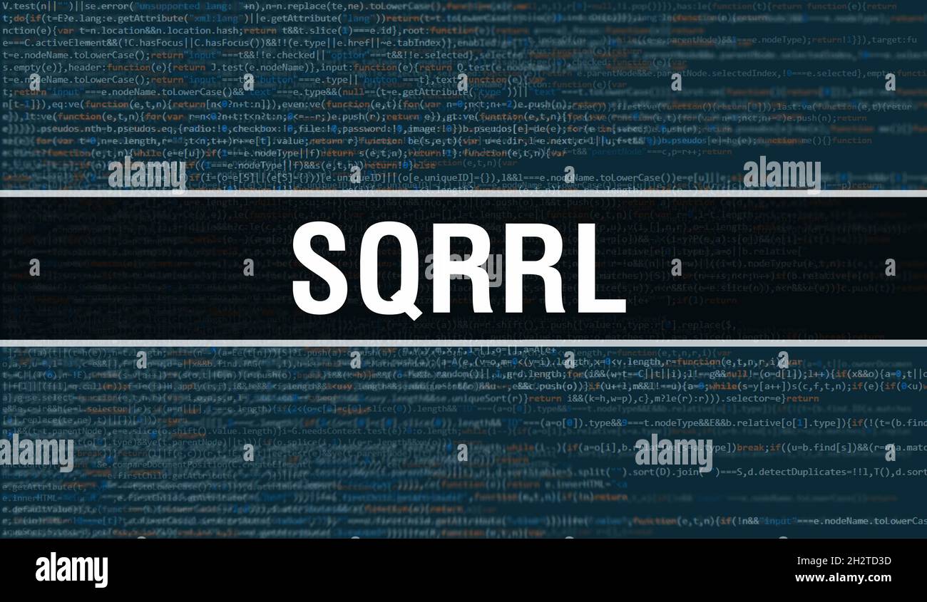 Sqrrl concept with Random Parts of Program Code. Sqrrl with Programming ...