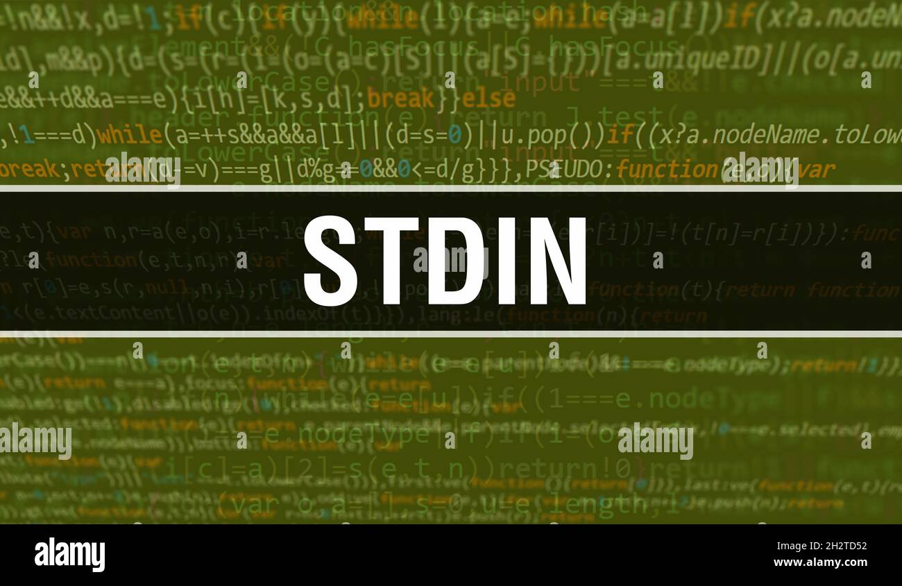 Stdin background hi-res stock photography and images - Alamy