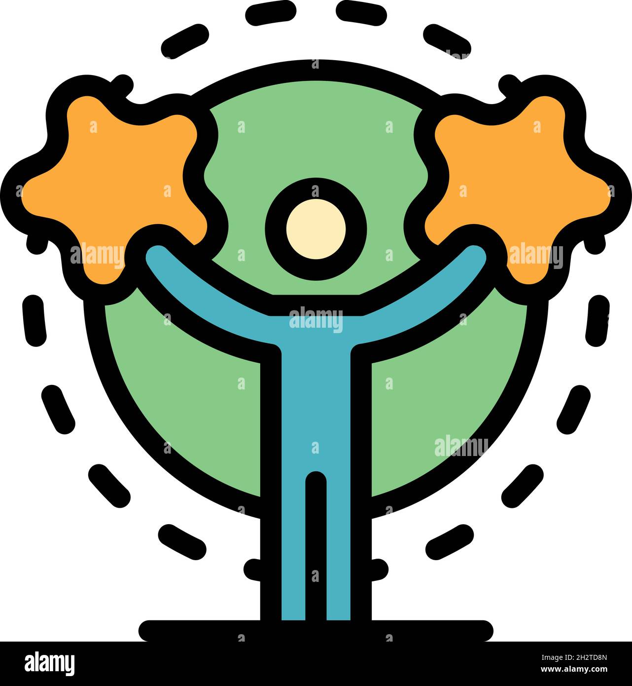 Curiosity life skill icon. Outline curiosity life skill vector icon ...