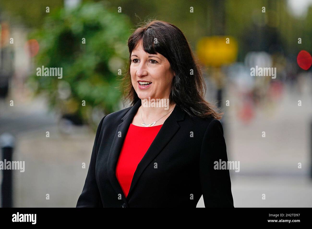 Shadow chancellor of the exchequer Rachel Reeves arrives at BBC ...