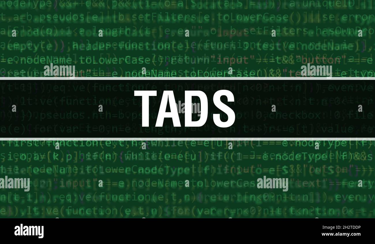 Tads With Digital Java Code Text Tads And Computer Software Coding Vector Concept Programming