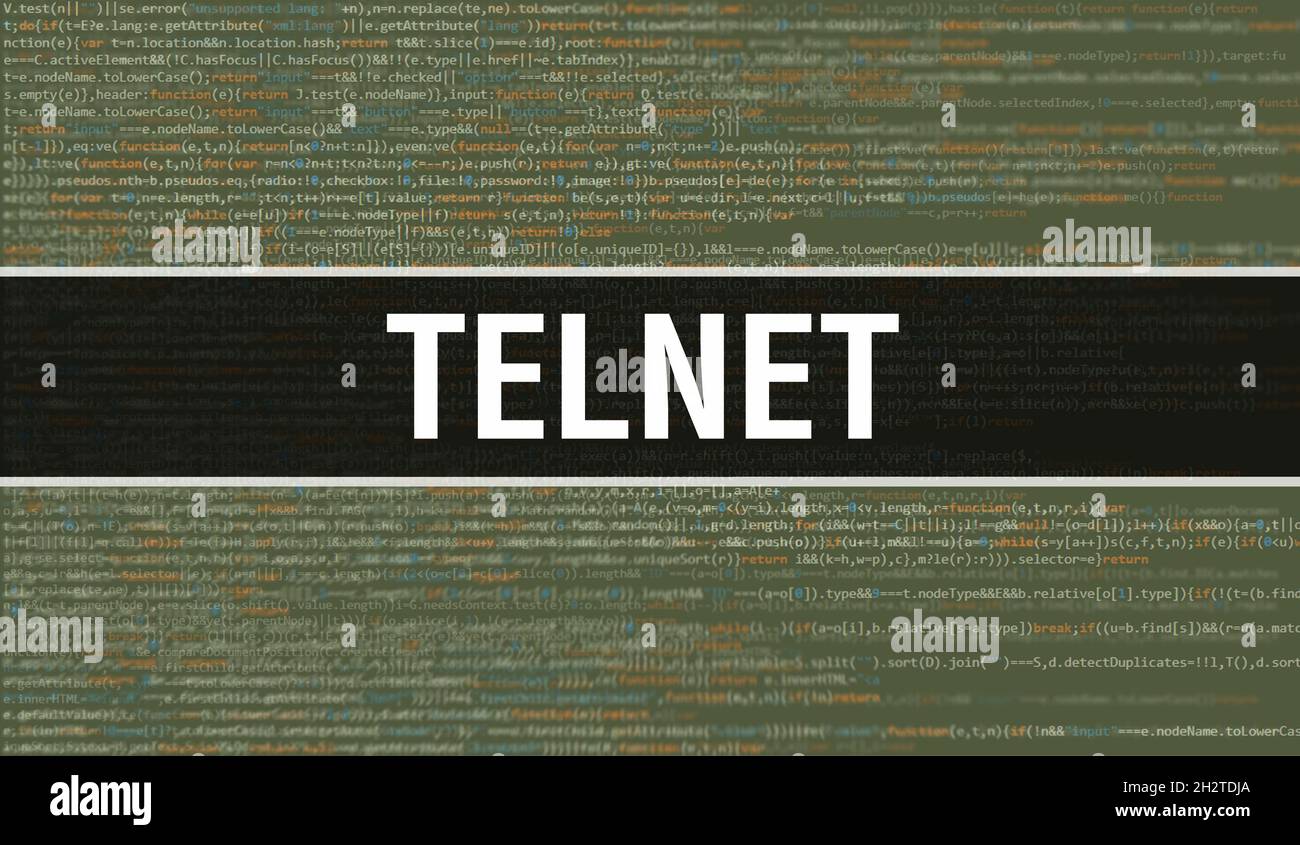 Telnet background hi-res stock photography and images - Alamy
