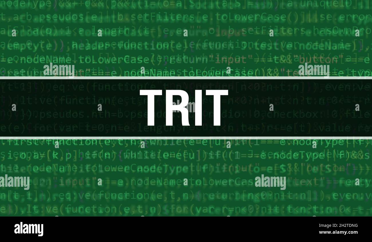Trit with Digital java code text. Trit and Computer software coding ...