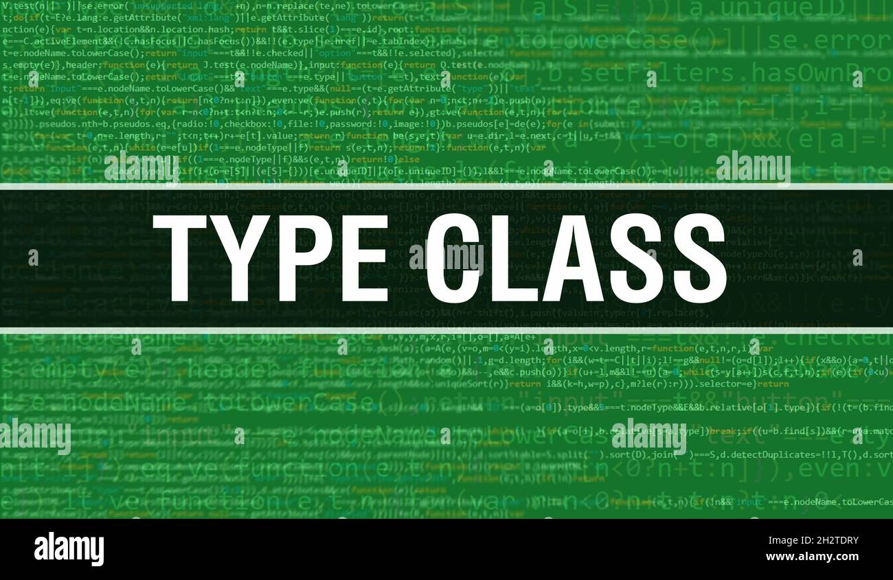 Type class concept with Random Parts of Program Code. Type class with ...