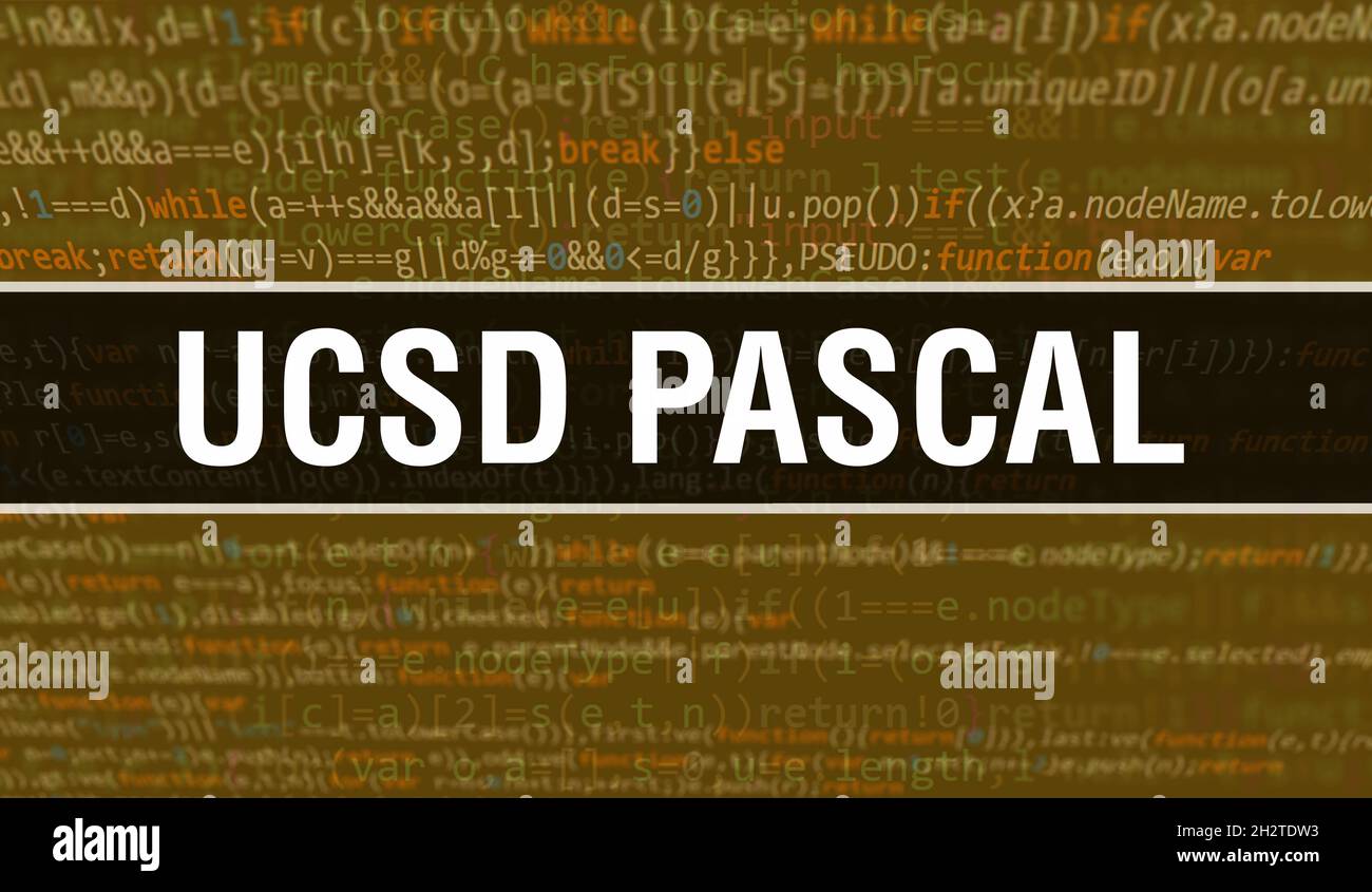 UCSD Pascal concept with Random Parts of Program Code.UCSD Pascal text ... UCSD Pascal concept with Random Parts of Program Code.UCSD Pascal text ...