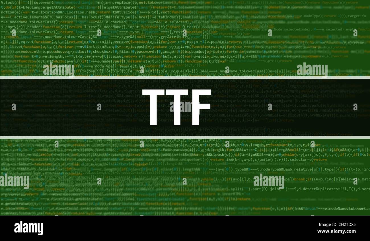 ttf with Abstract Technology Binary code Background.Digital binary data and Secure Data Concept ...
