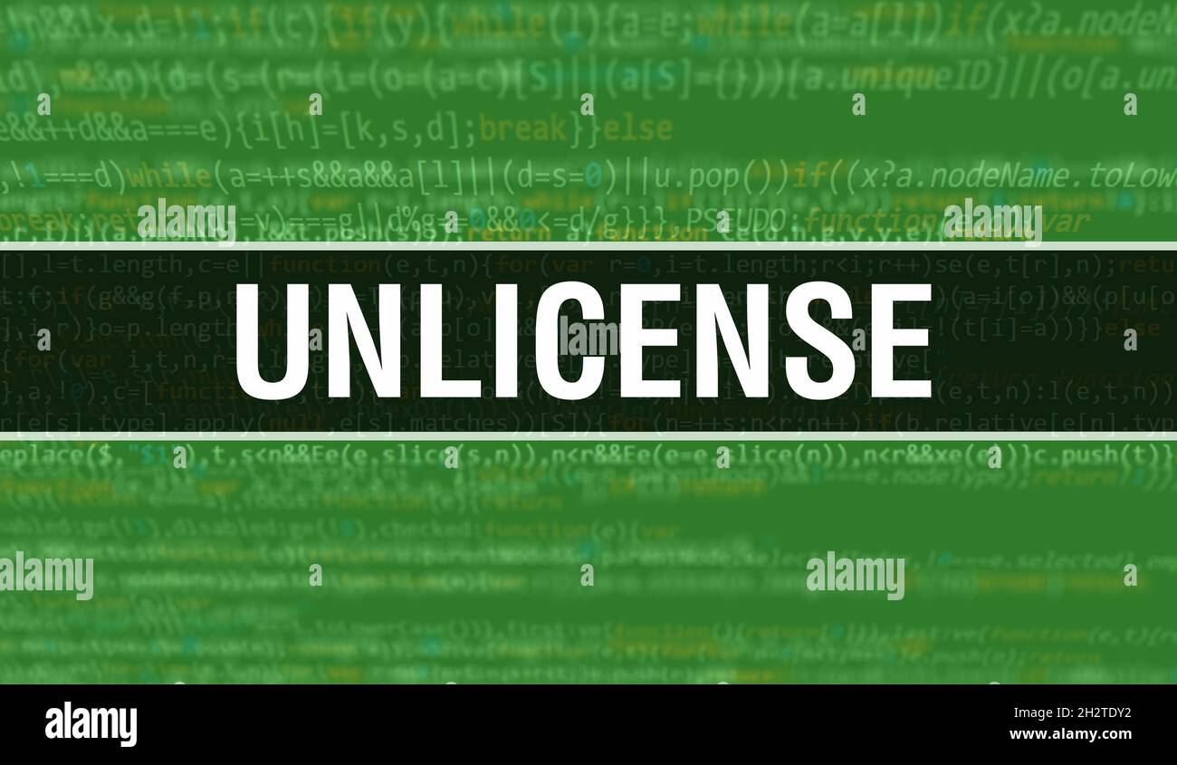 Unlicense hi-res stock photography and images - Alamy