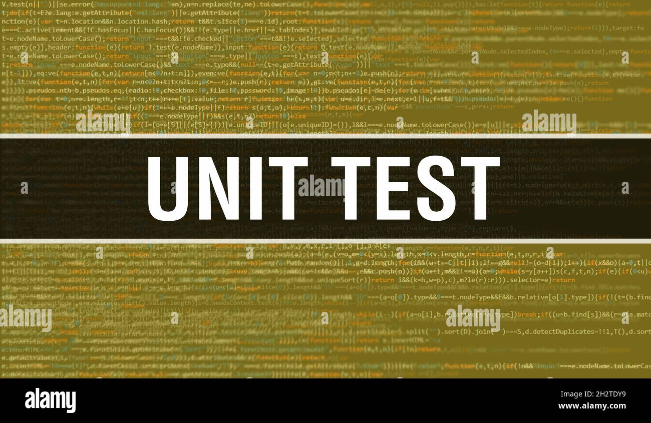 Unit test background hi-res stock photography and images - Alamy