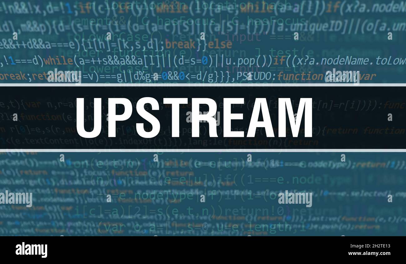 Upstream concept with Random Parts of Program Code.Upstream text ...