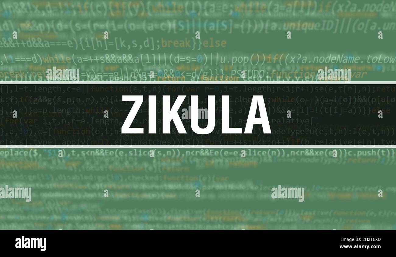Zikula with Binary code digital technology background. Abstract ...