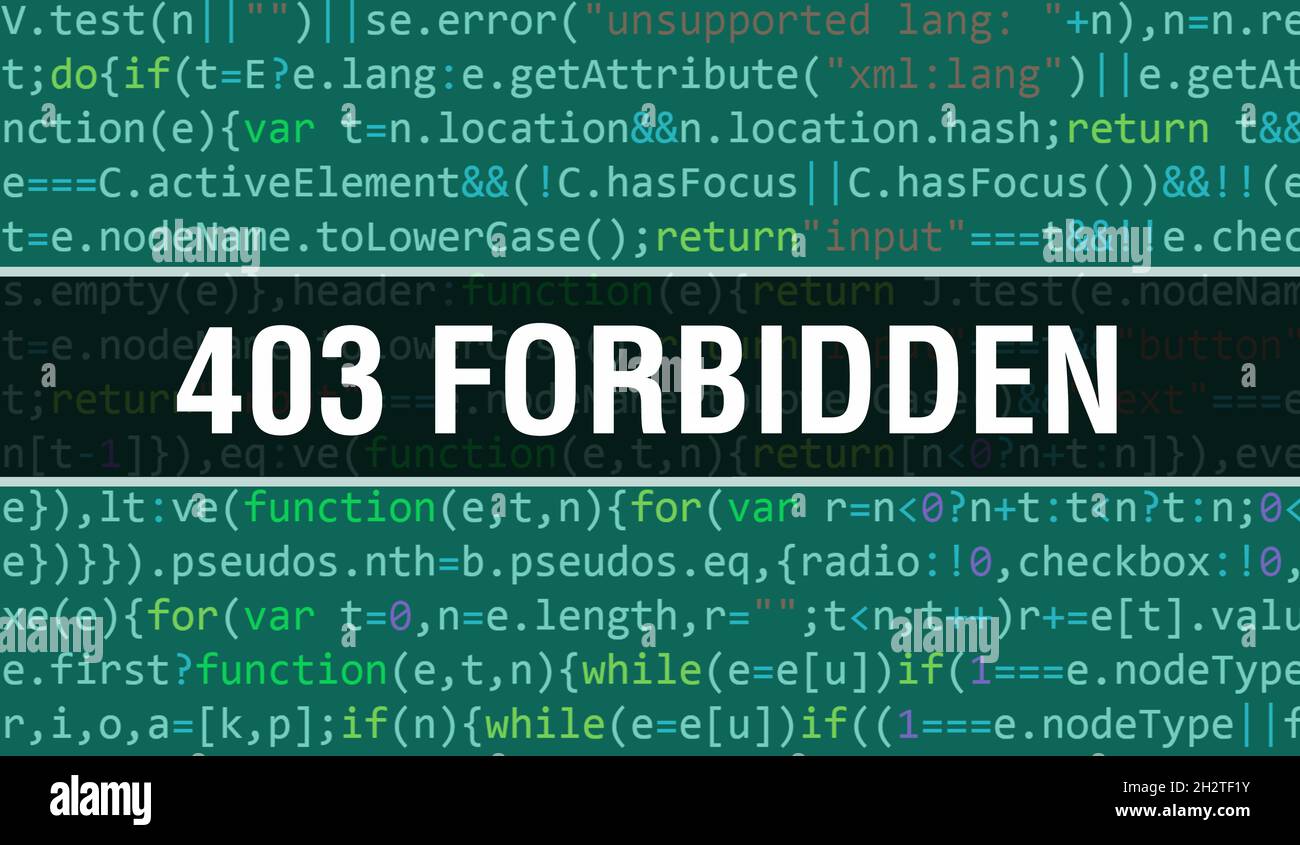 403 forbidden background hi-res stock photography and images - Alamy