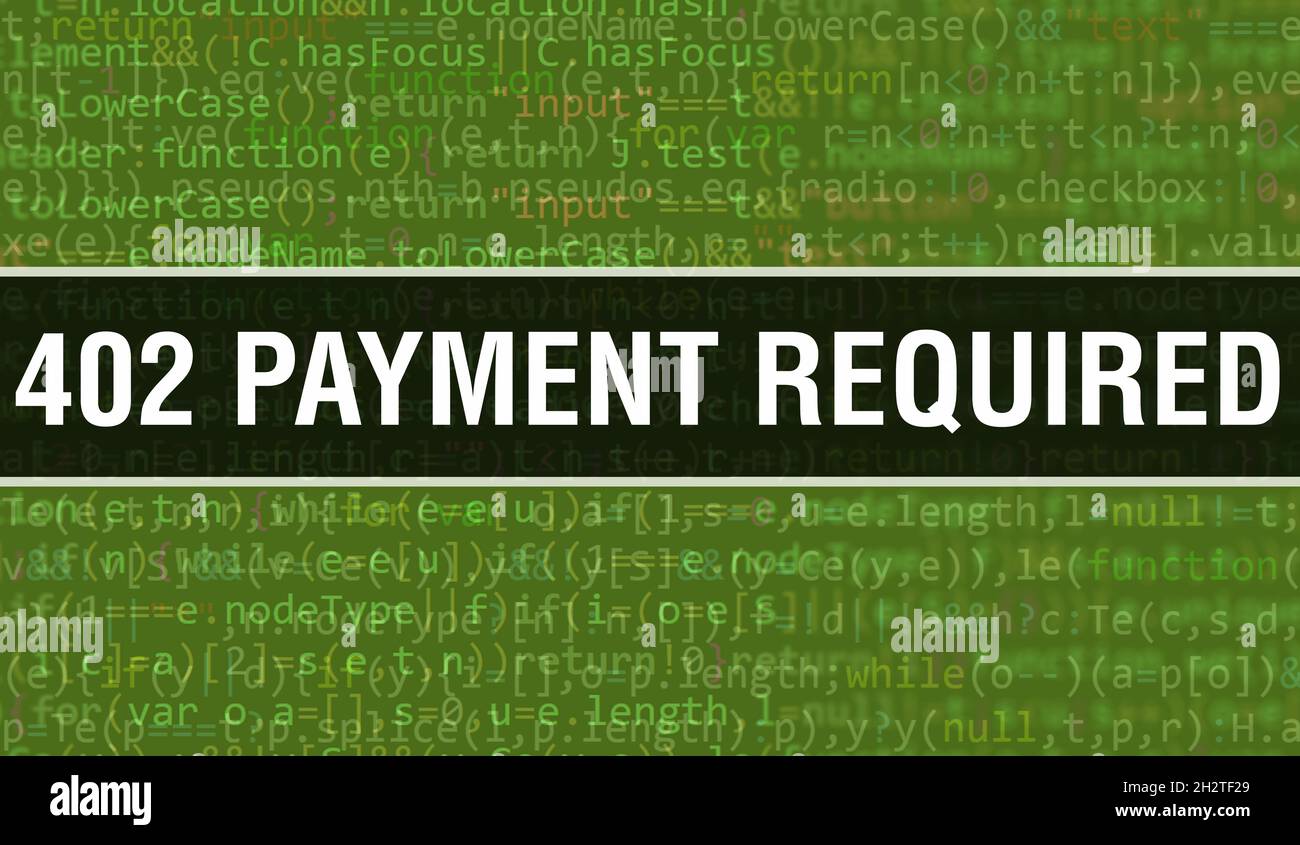 402 payment required hi-res stock photography and images - Alamy