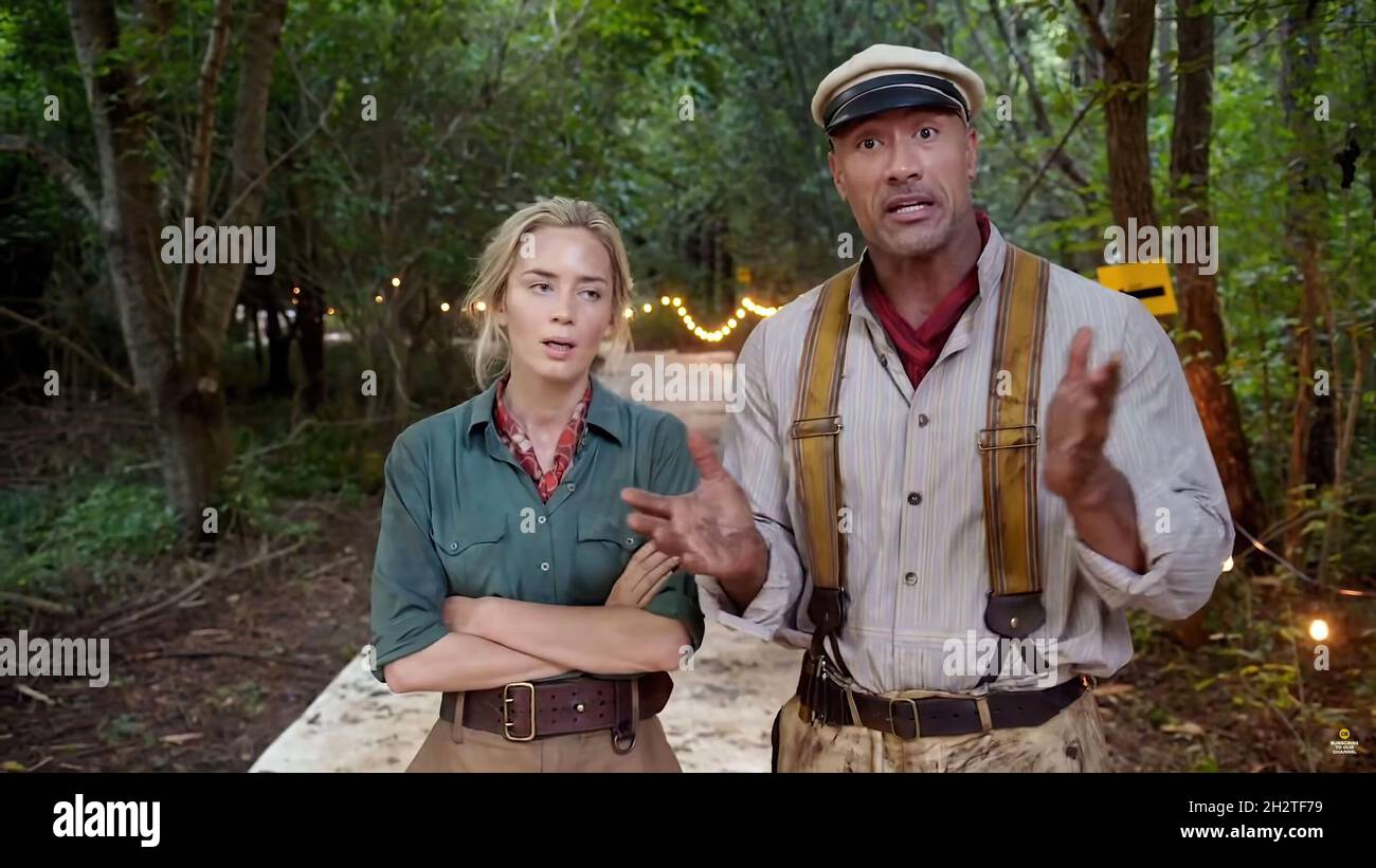 DWAYNE JOHNSON and EMILY BLUNT in JUNGLE CRUISE (2020), directed by ...