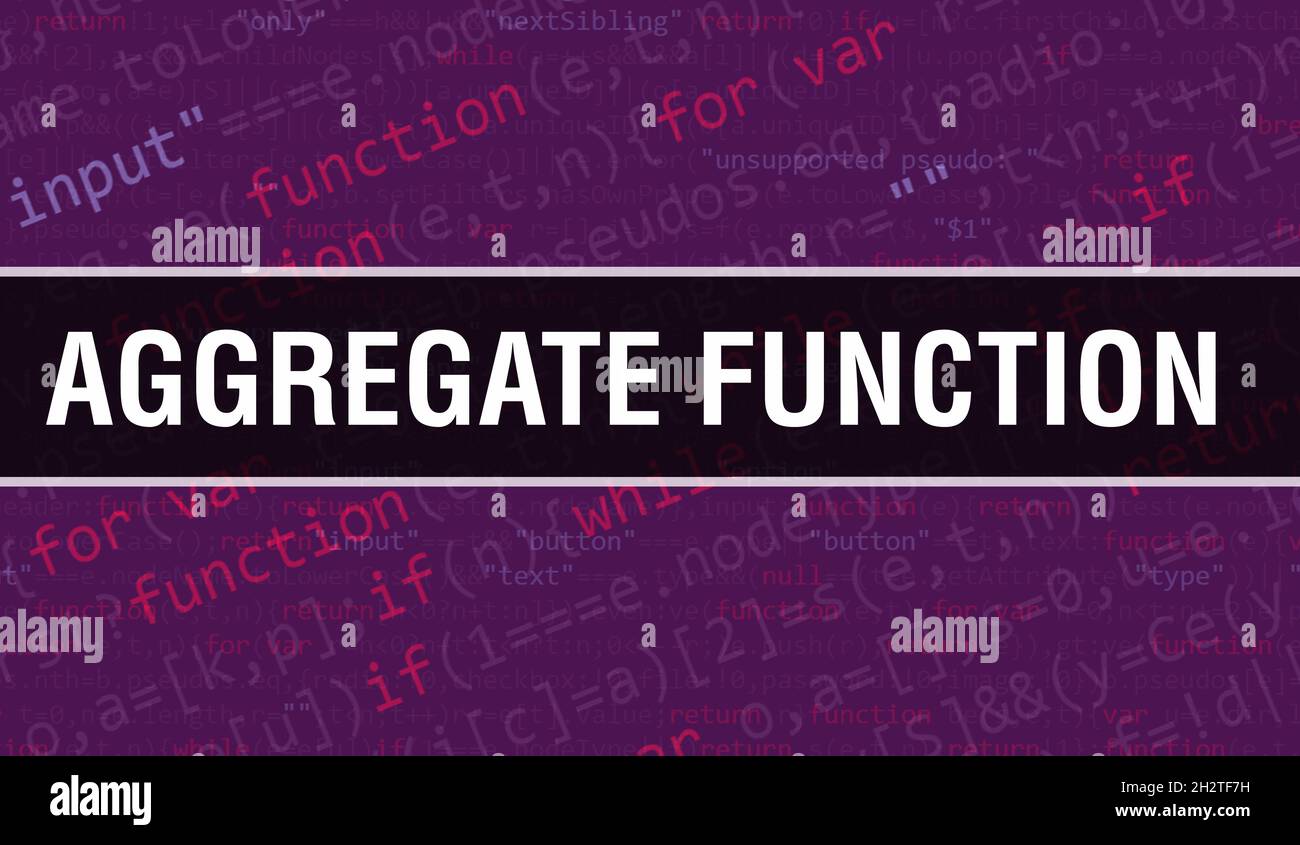 Aggregate function concept with Random Parts of Program Code.Aggregate ...