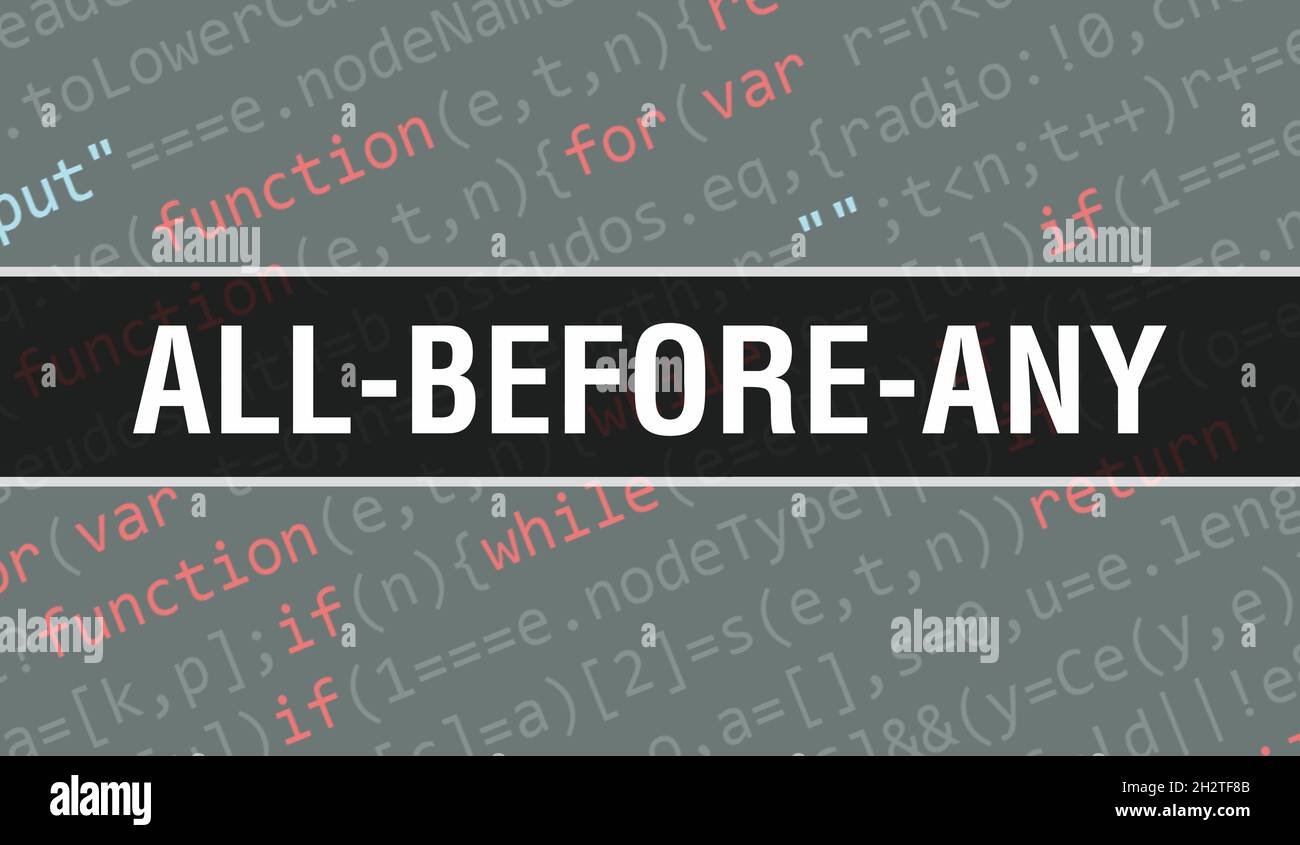 All-Before-Any concept with Random Parts of Program Code. All-Before ...
