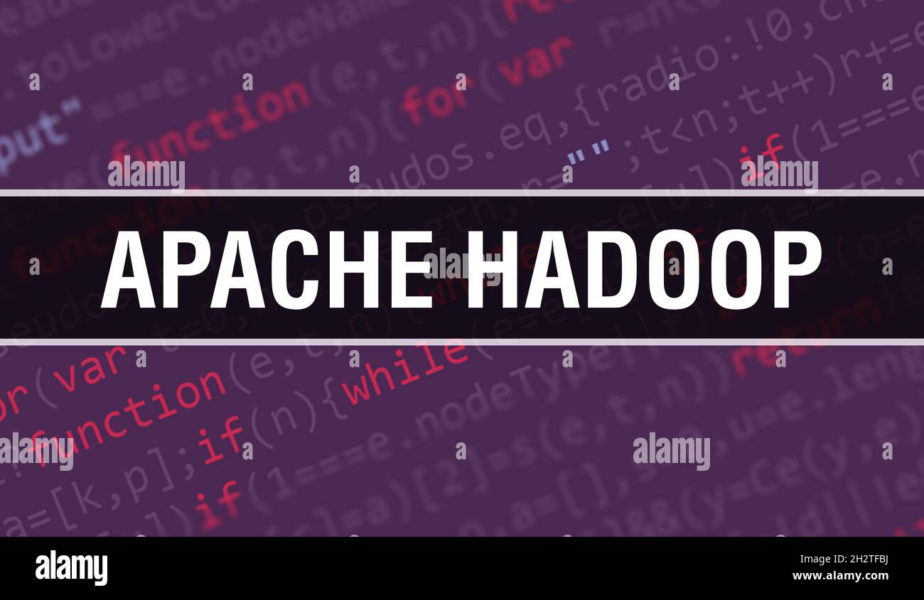Apache Hadoop With Digital Java Code Text Apache Hadoop And Computer