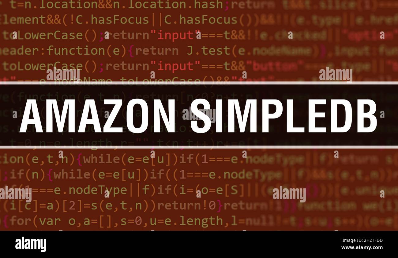 Amazon simpledb background hi-res stock photography and images - Alamy