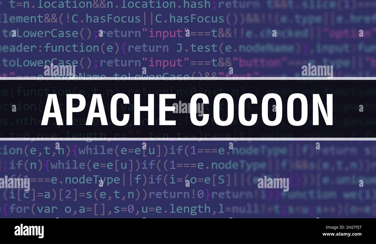 Apache Cocoon Concept Illustration Using Code For Developing Programs And App Apache Cocoon