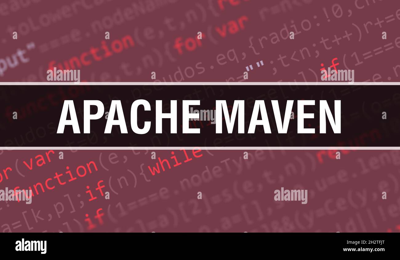 Apache Maven with Digital java code text. Apache Maven and Computer ... Apache Maven with Digital java code text. Apache Maven and Computer ...