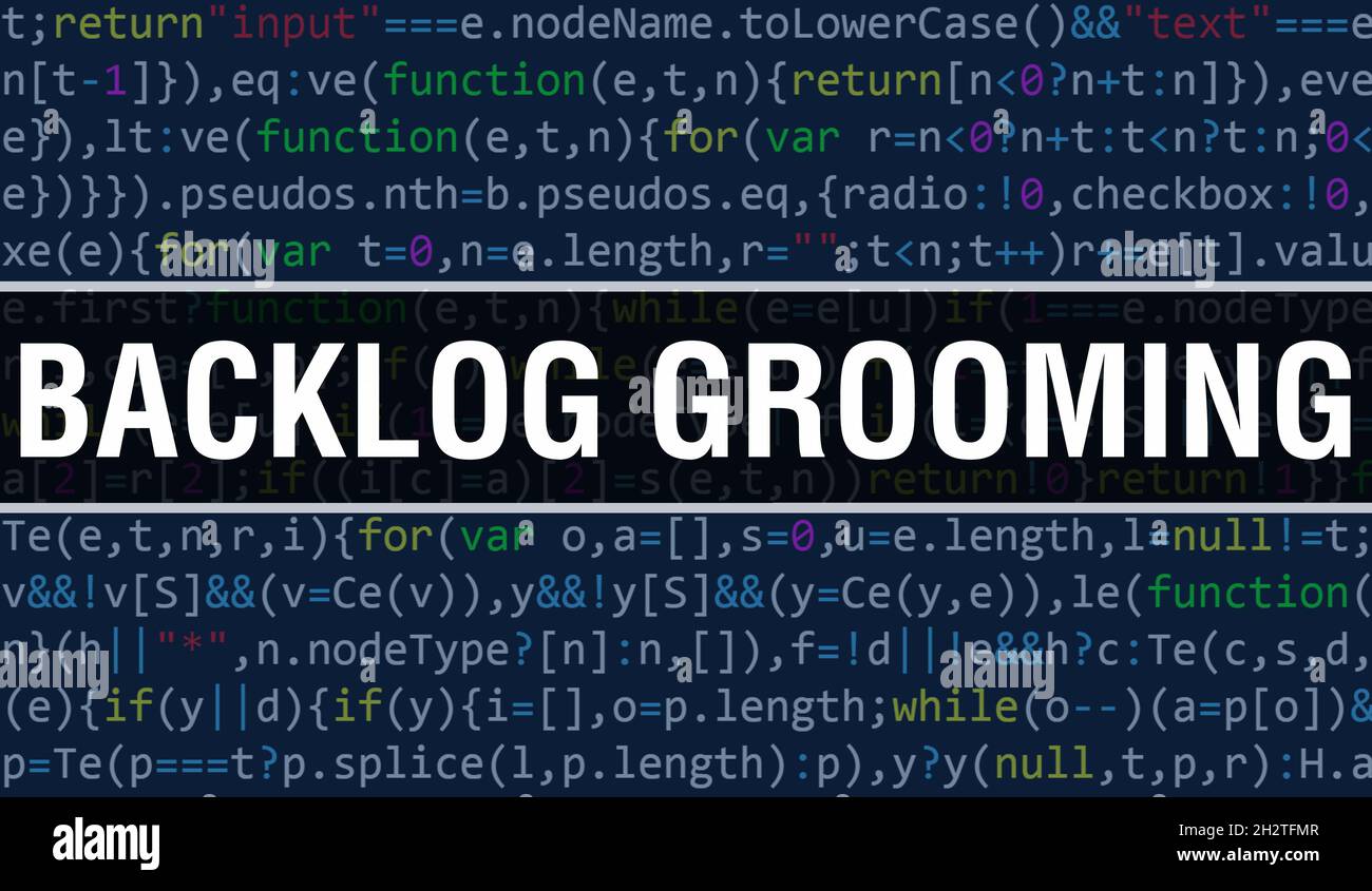 Backlog grooming text hi-res stock photography and images - Alamy