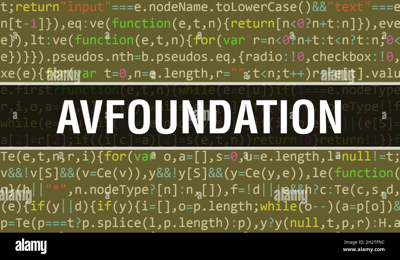 Avfoundation image hi-res stock photography and images - Alamy
