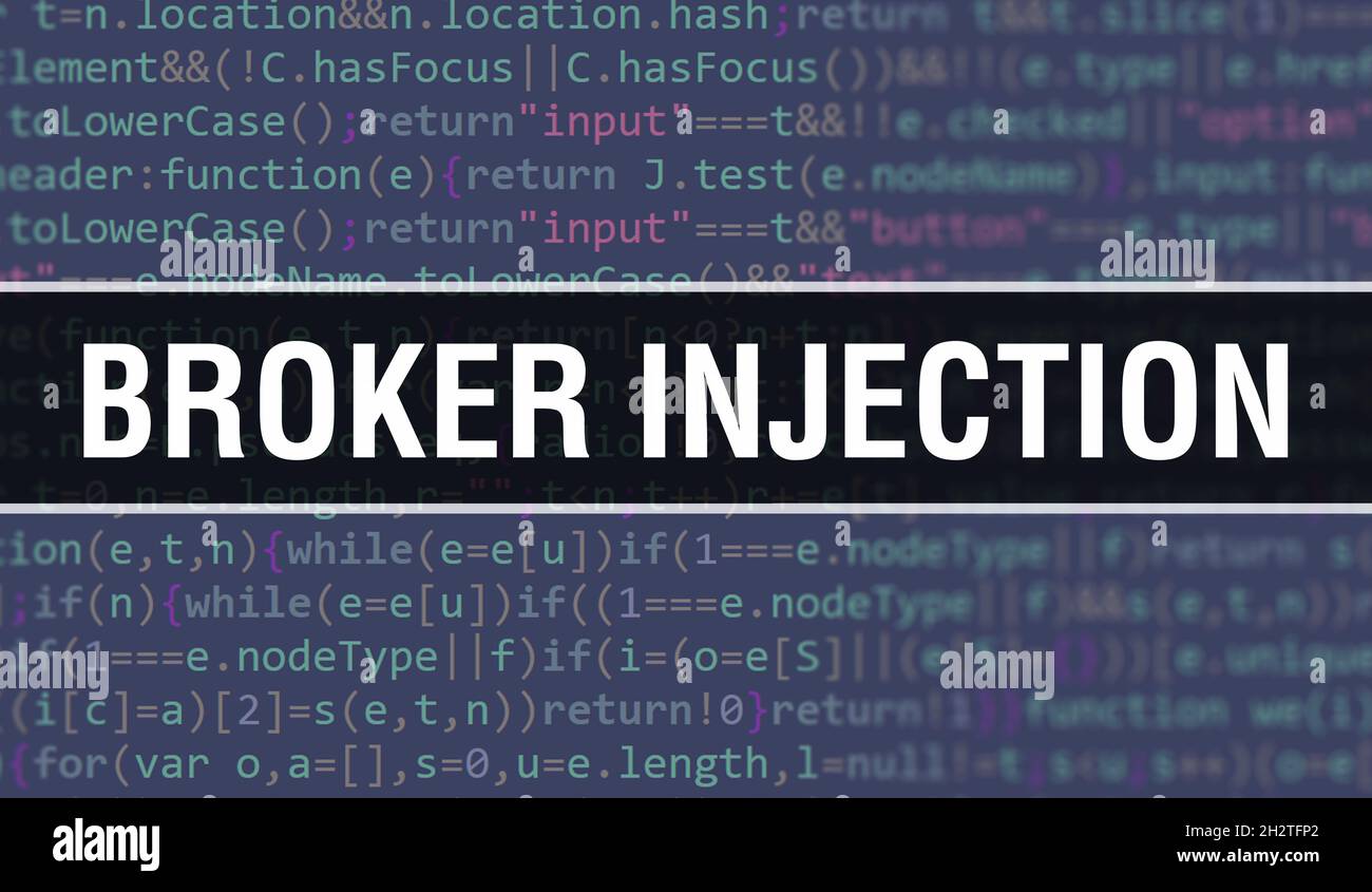 Broker injection background hi-res stock photography and images - Alamy