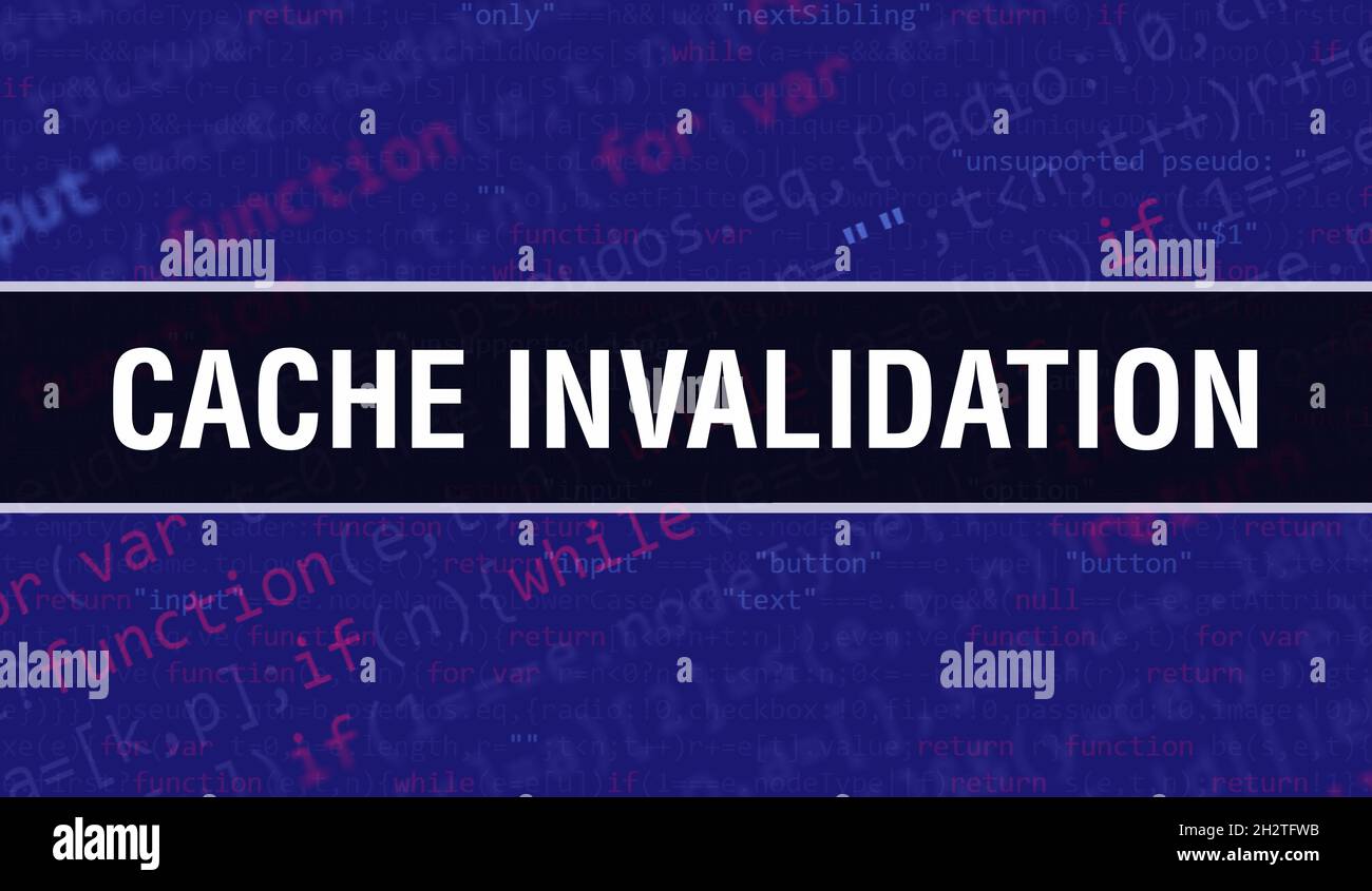 Cache invalidation image hi-res stock photography and images - Alamy