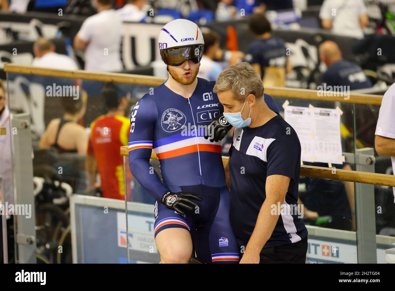 Sebastien VIGIER France Sprint during the Tissot UCI Track Cycling ...