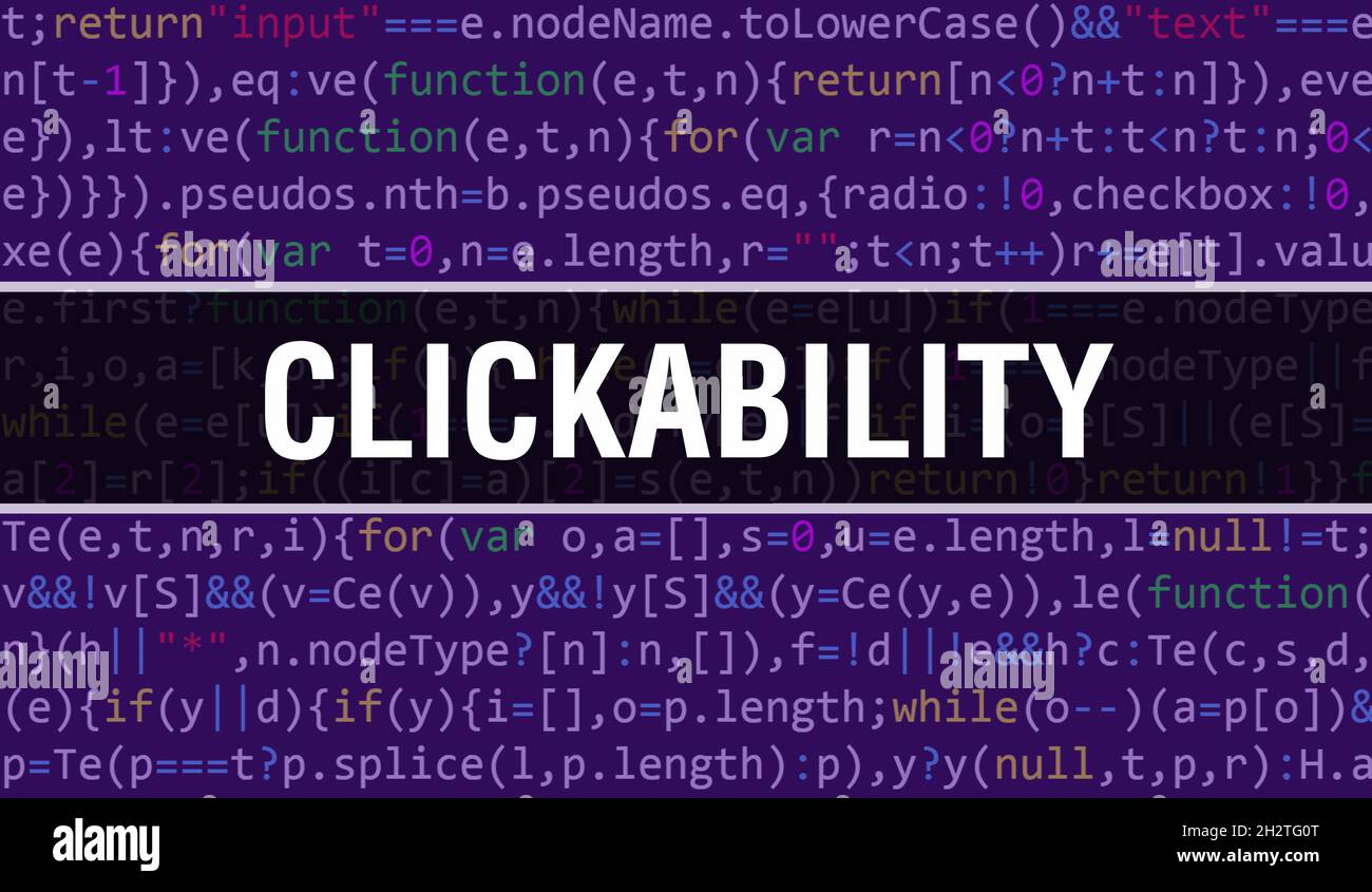 Clickability image hi-res stock photography and images - Alamy
