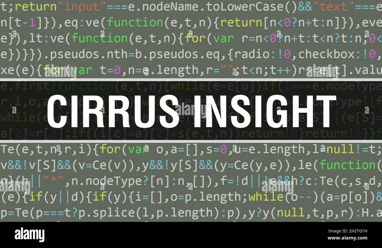 Cirrus insight image hi-res stock photography and images - Alamy