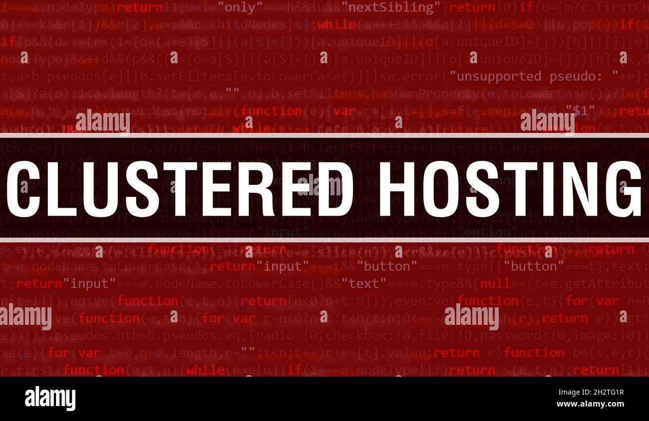 Clustered hosting concept with Random Parts of Program Code. Clustered ... Clustered hosting concept with Random Parts of Program Code. Clustered ...