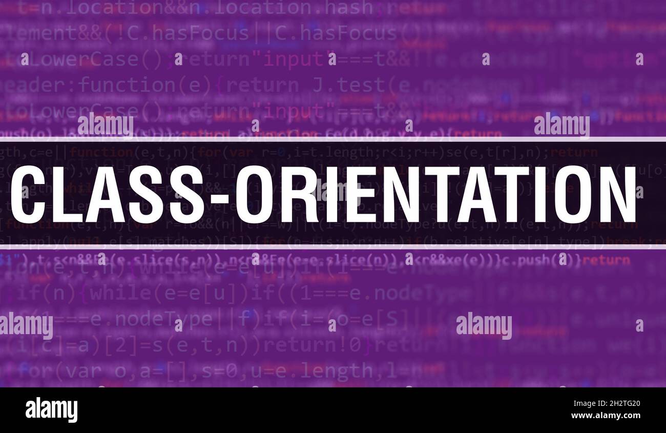 Class-orientation with Abstract Technology Binary code Background ...