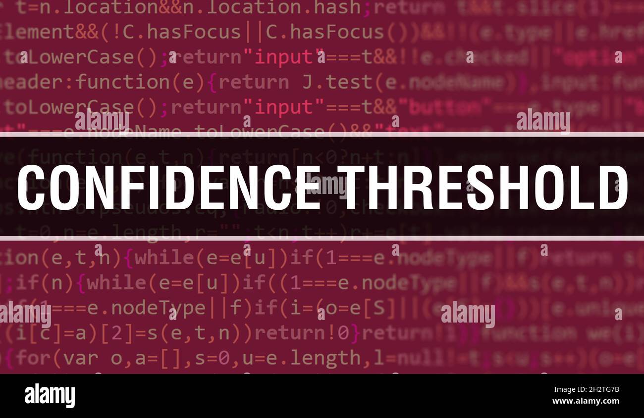 Confidence threshold text hi-res stock photography and images - Alamy
