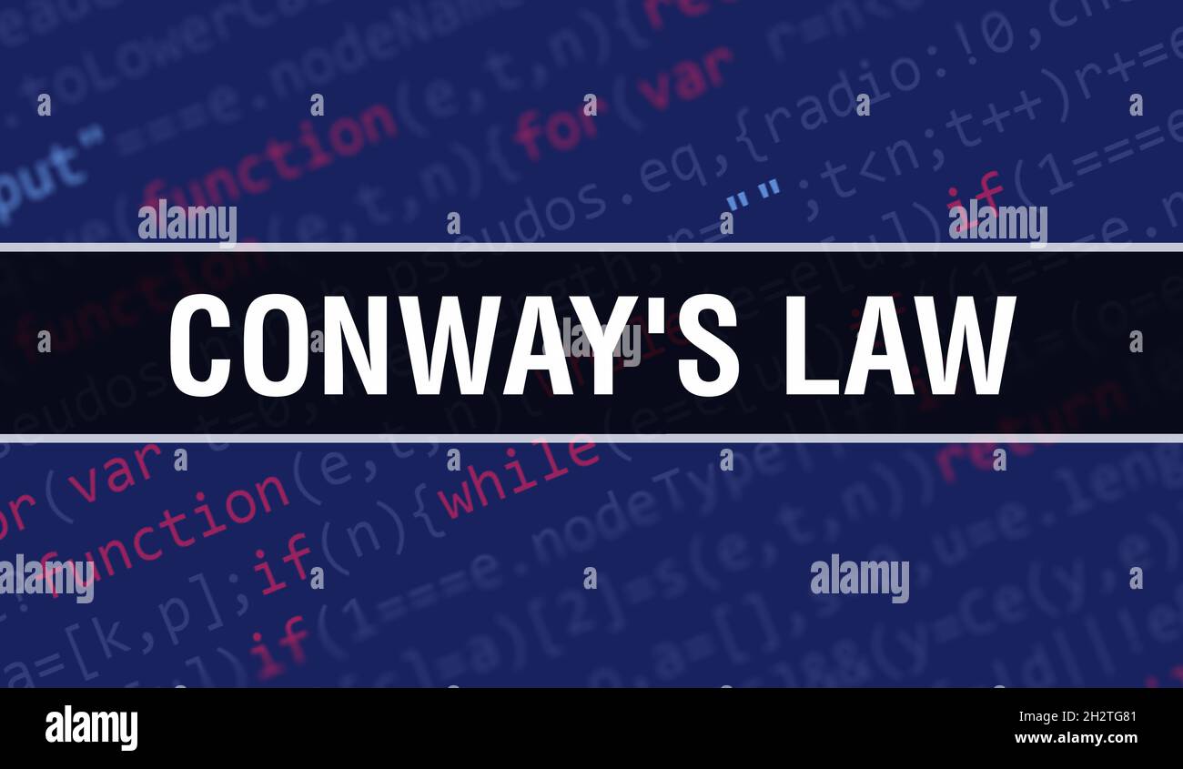 Conways law background hi-res stock photography and images - Alamy