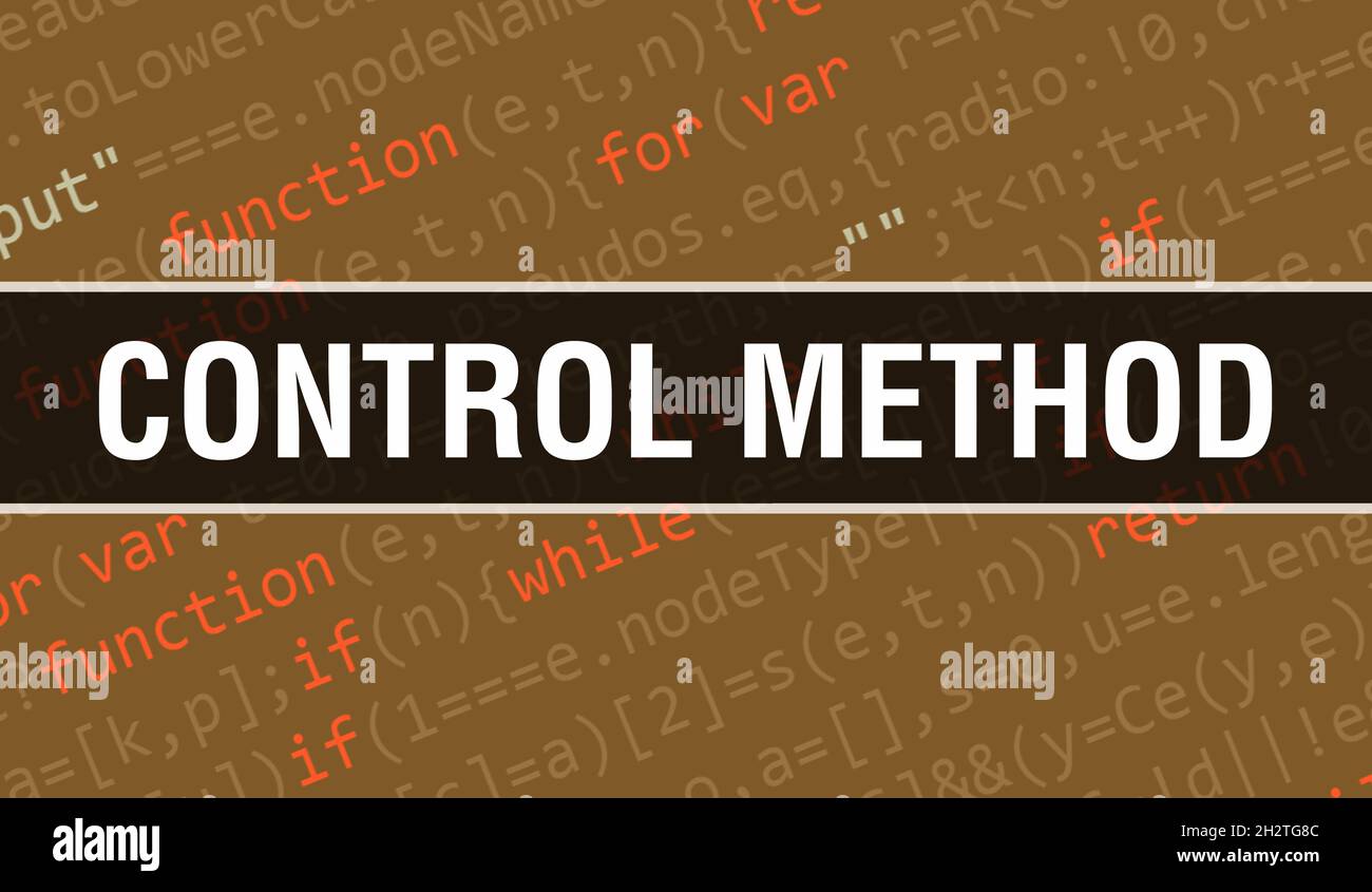 Control method concept with Random Parts of Program Code. Control ...