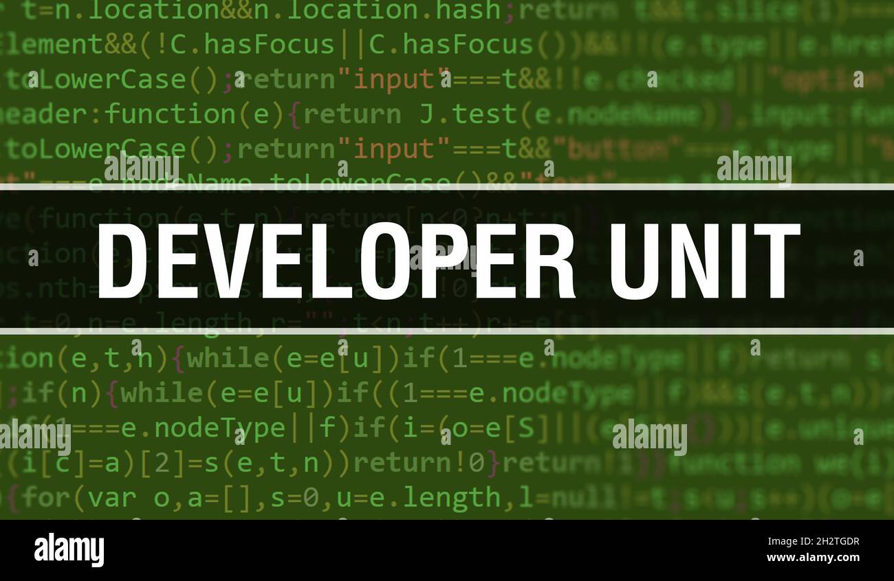 Developer unit image hi-res stock photography and images - Alamy