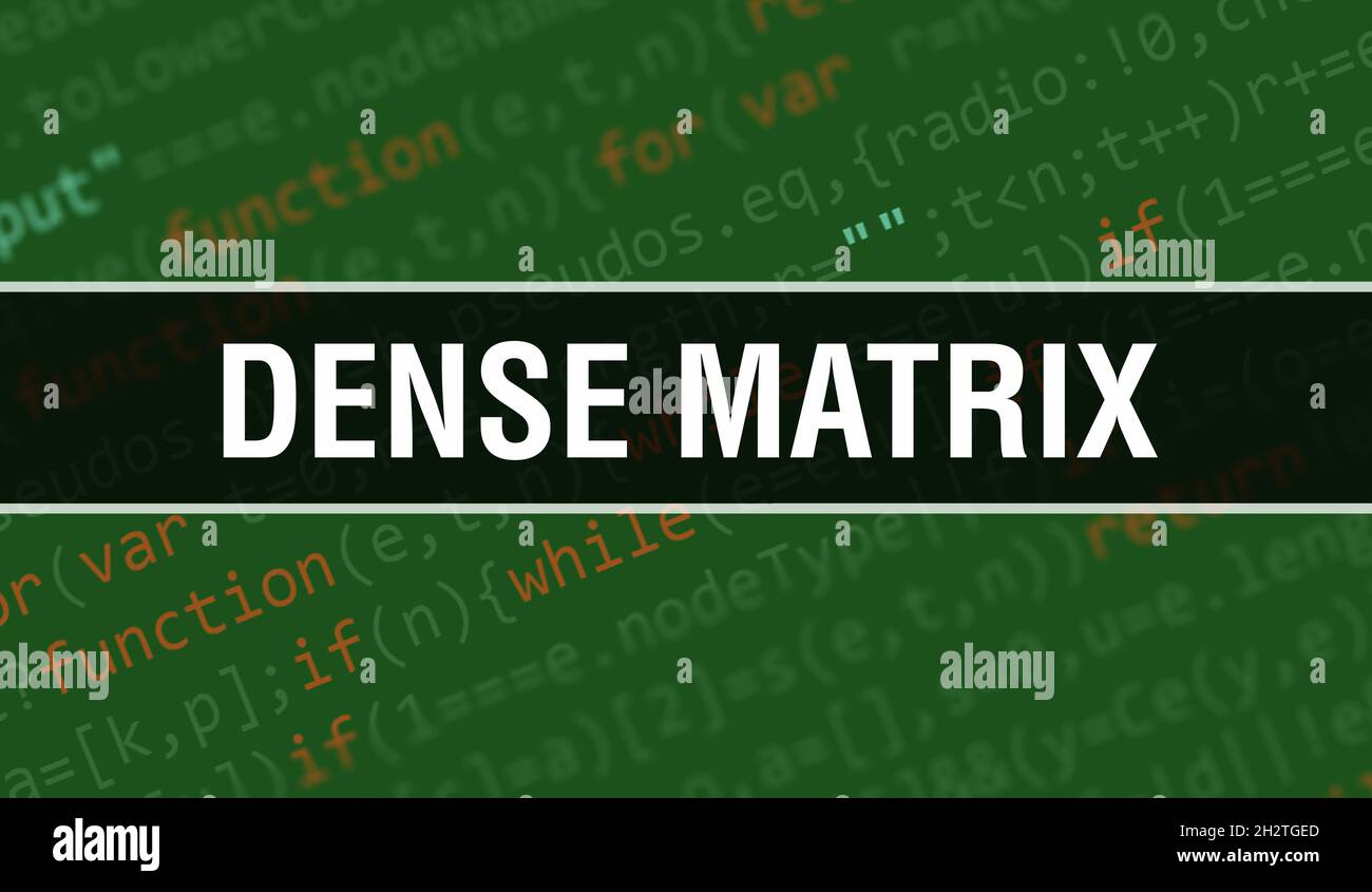 Dense matrix text hi-res stock photography and images - Alamy